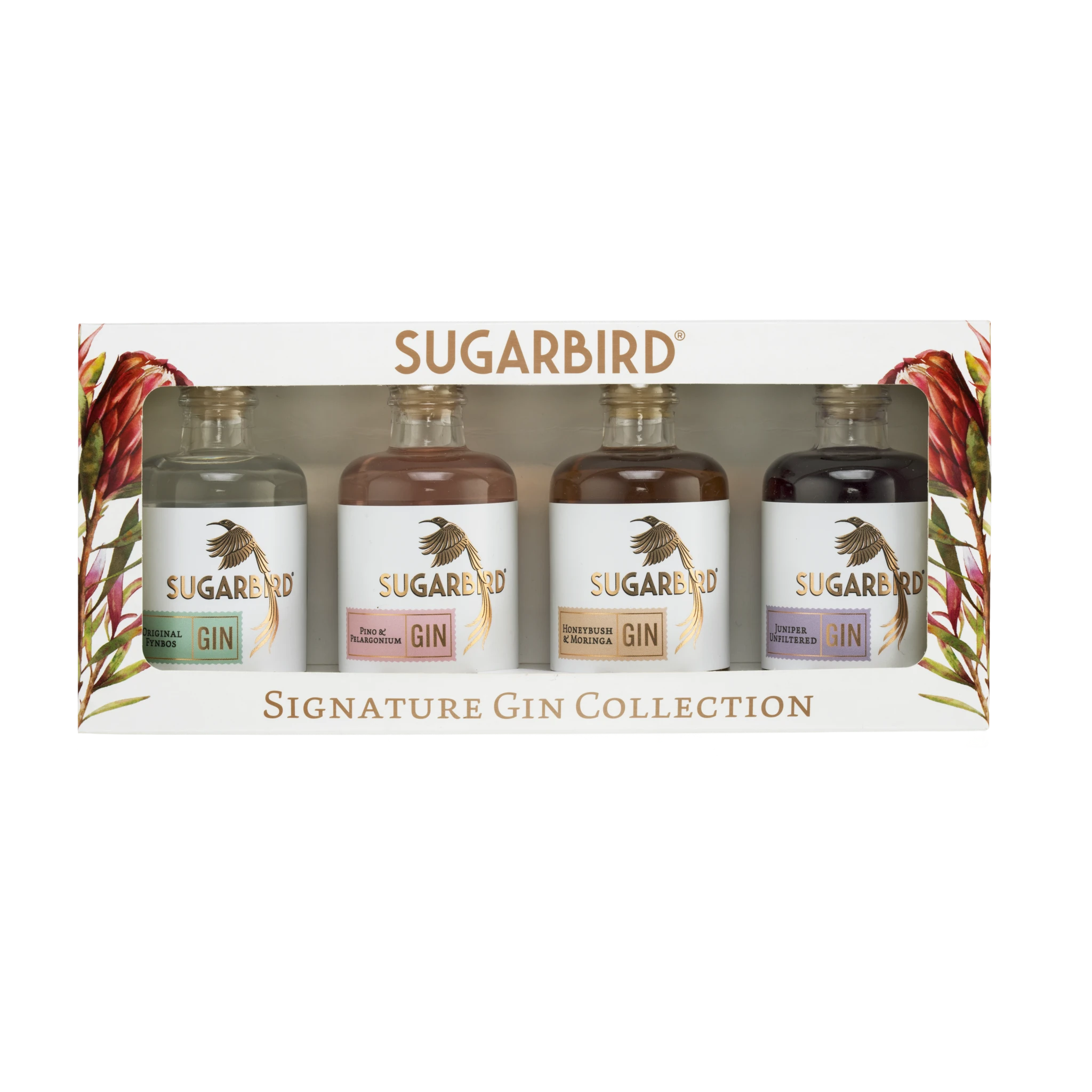 Sugarbird Cape Fynbos Gin 4-Pack – Kindred Spirits - ZA